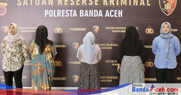 Satreskrim Polresta Banda Aceh Kembali Ungkap Kasus Prostitusi Online - News Banda Aceh